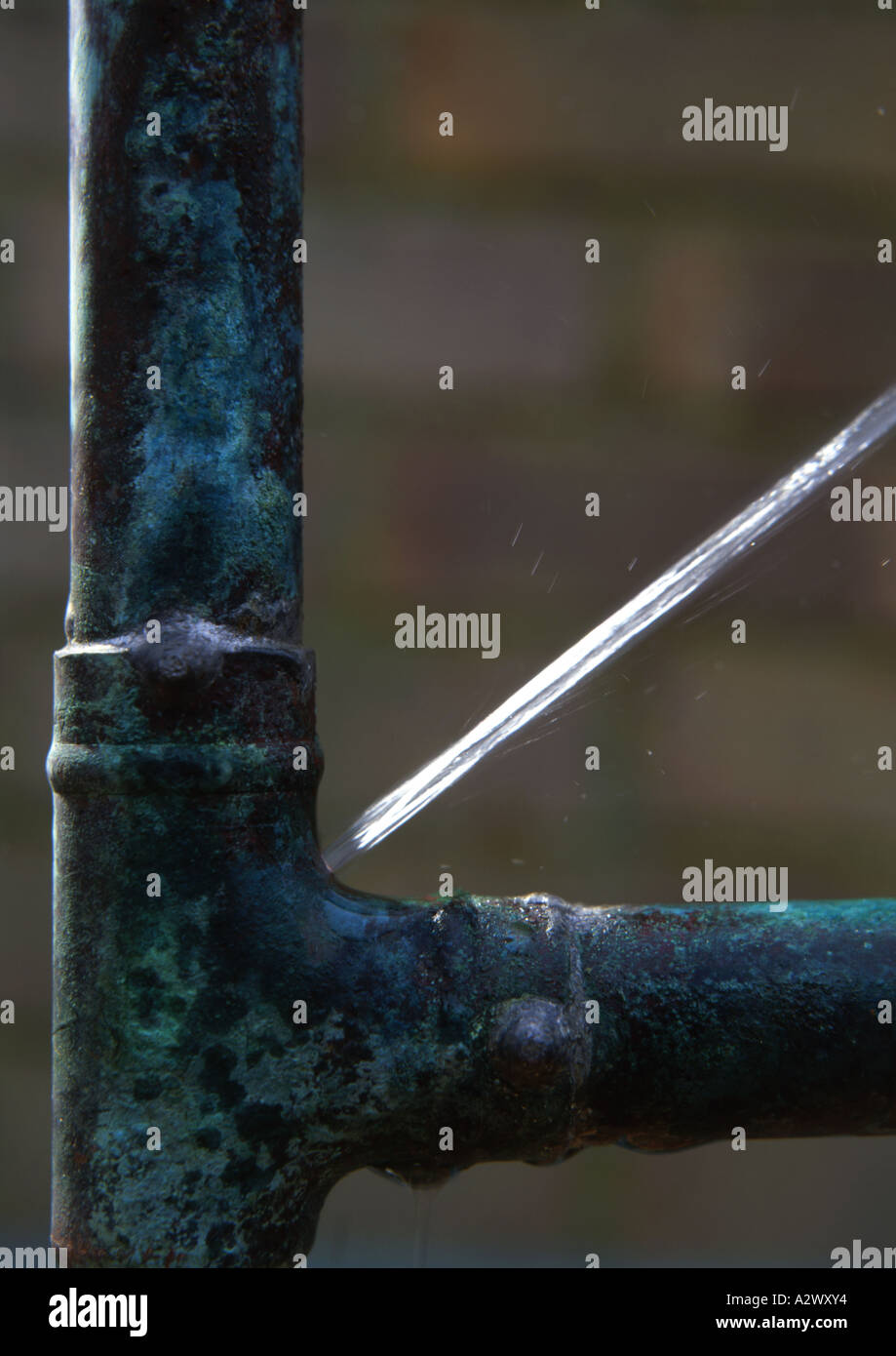 Burst pipe hi-res stock photography and images - Alamy