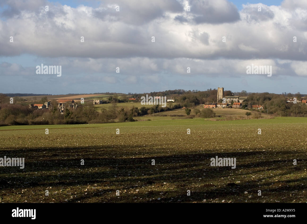 Rural village in winter hi-res stock photography and images - Alamy