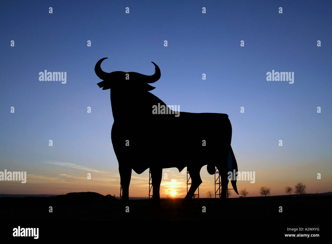 Giant Osborne bull, Spain Stock Photo - Alamy