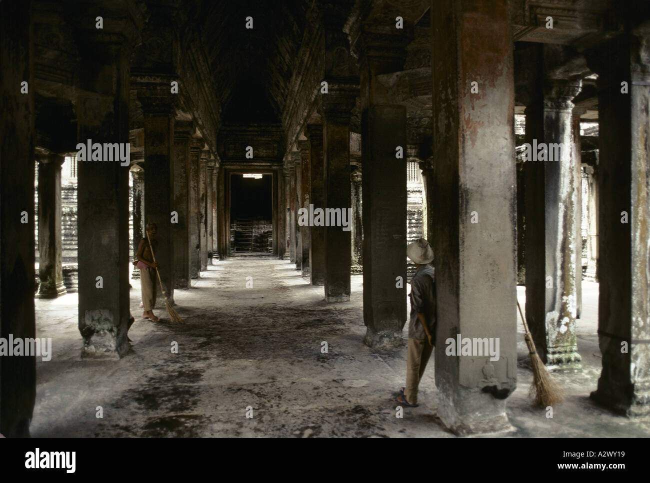 The 12th Century Buddhist temple complex of Angkor Wat. is the largest ...