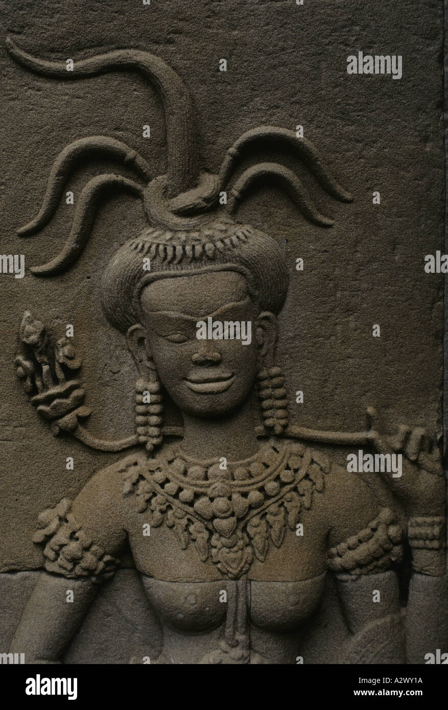 The 12th Century Buddhist temple complex of Angkor Wat. is the largest ...