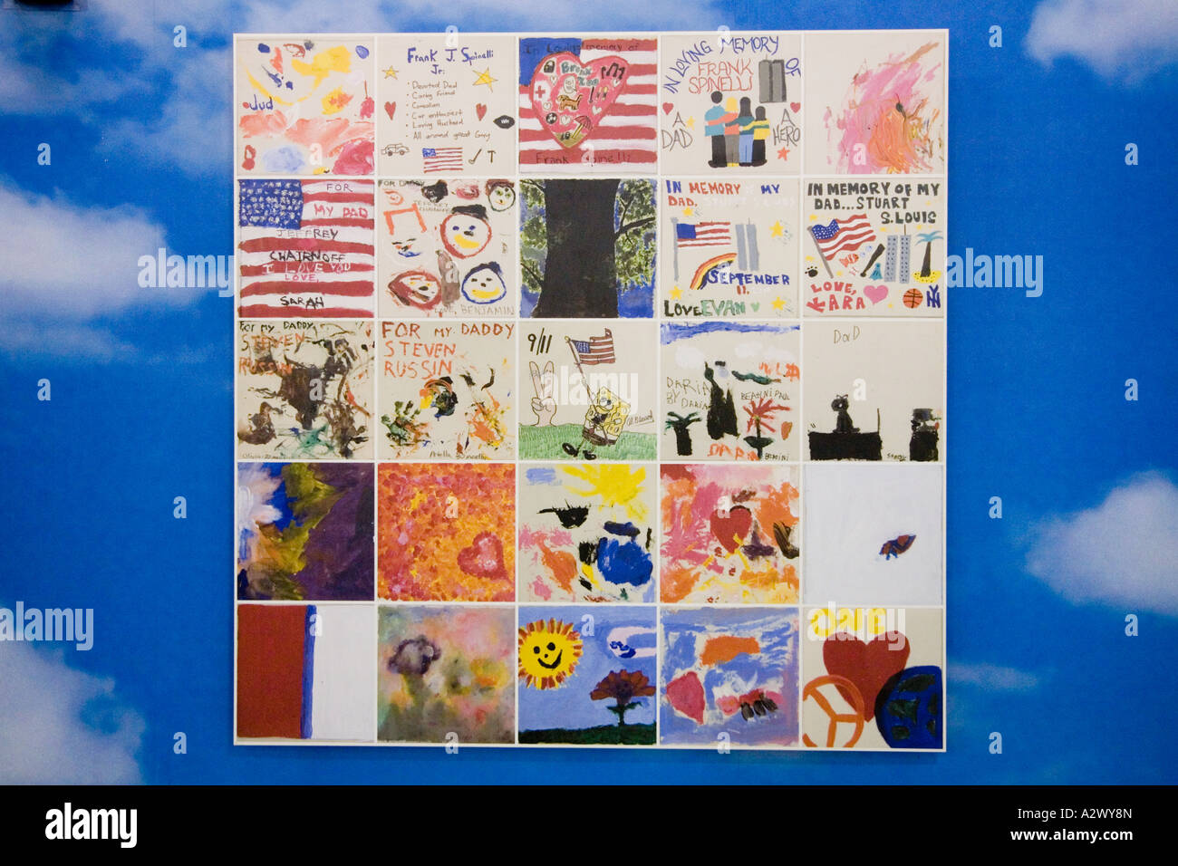 Children's Arts Remembering 911 Stock Photo - Alamy