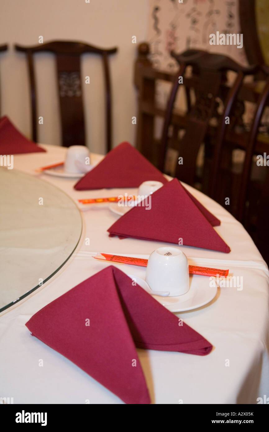 Chinese Restaurant Interior Stock Photo - Alamy
