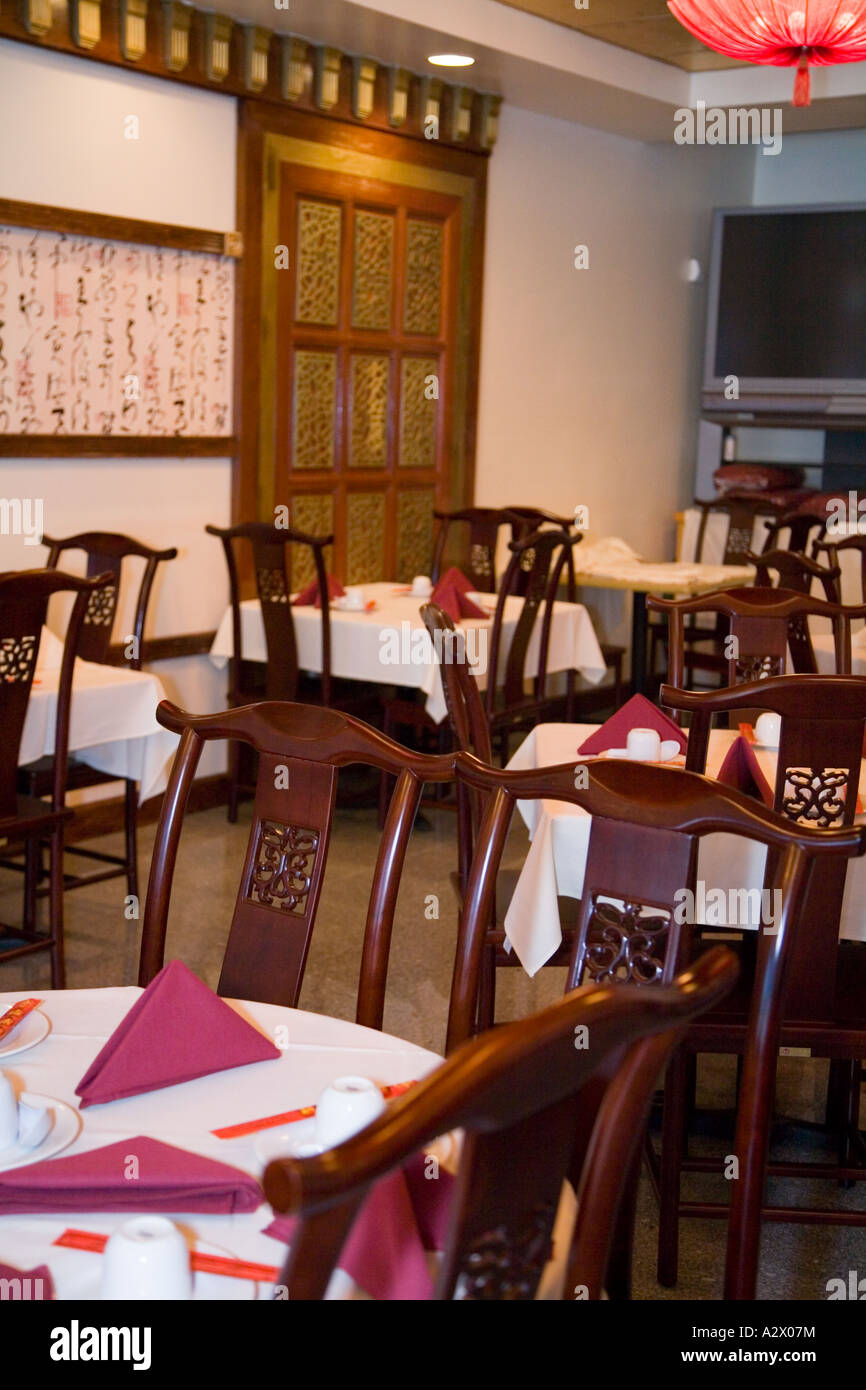 Chinese Restaurant Interior Stock Photo - Alamy