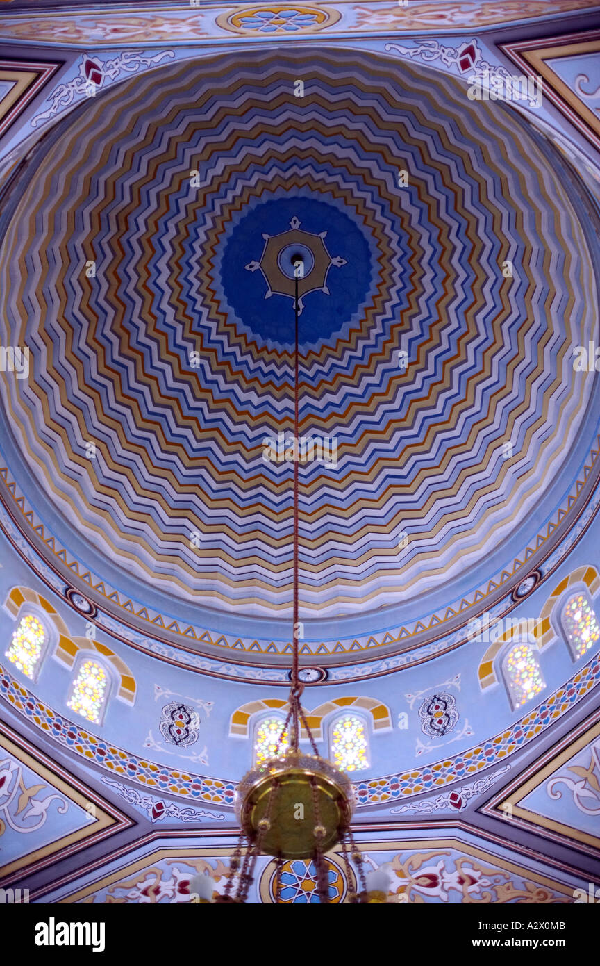 Internal geometric detail design of the main dome of the Jumeirah Grand ...