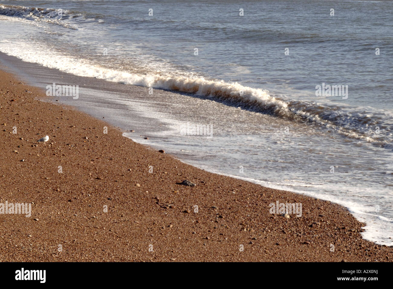 The changing colour of the seawater from pollution caused by the storm ...