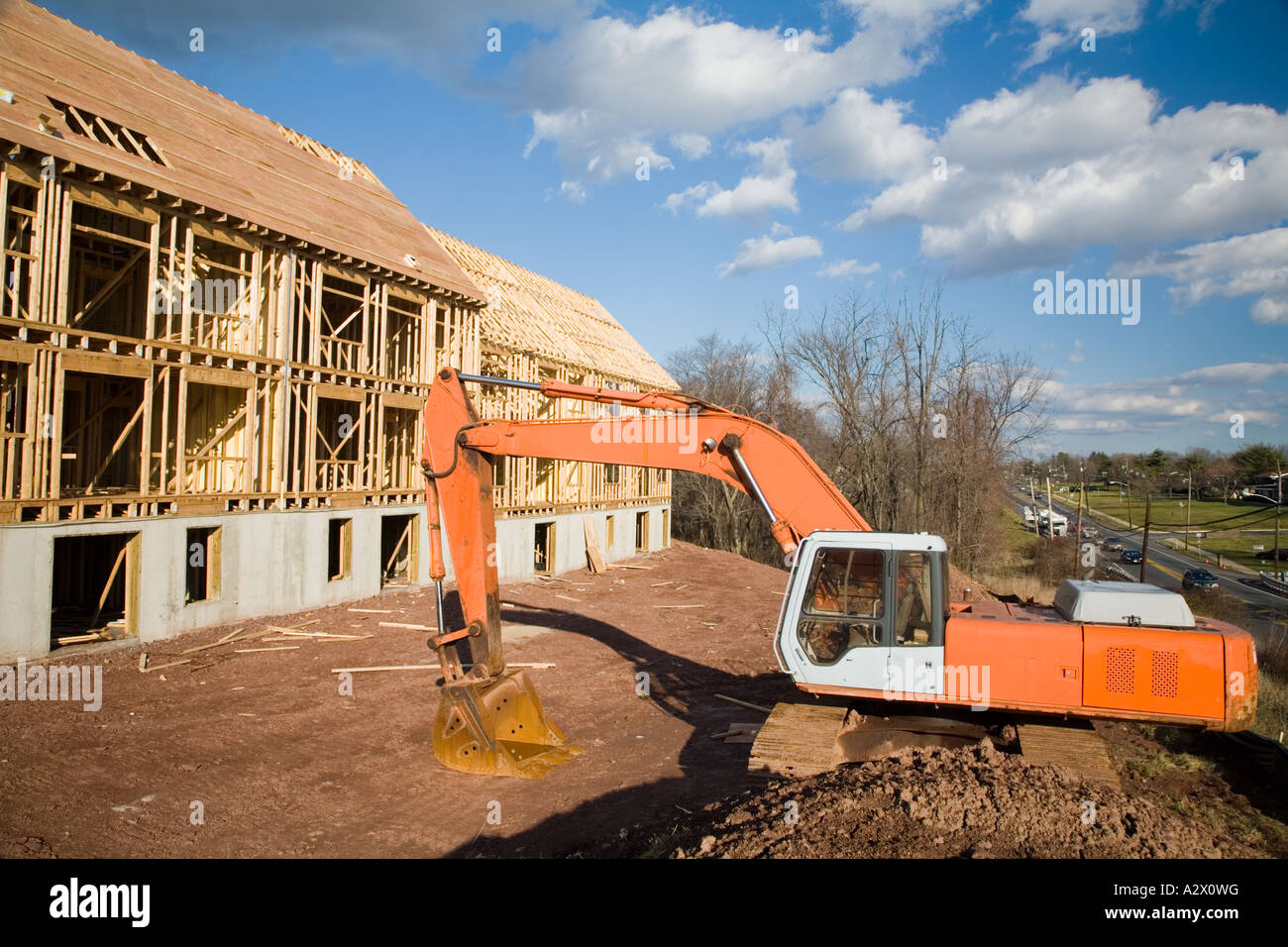 Residential Construction Site Stock Photo - Alamy