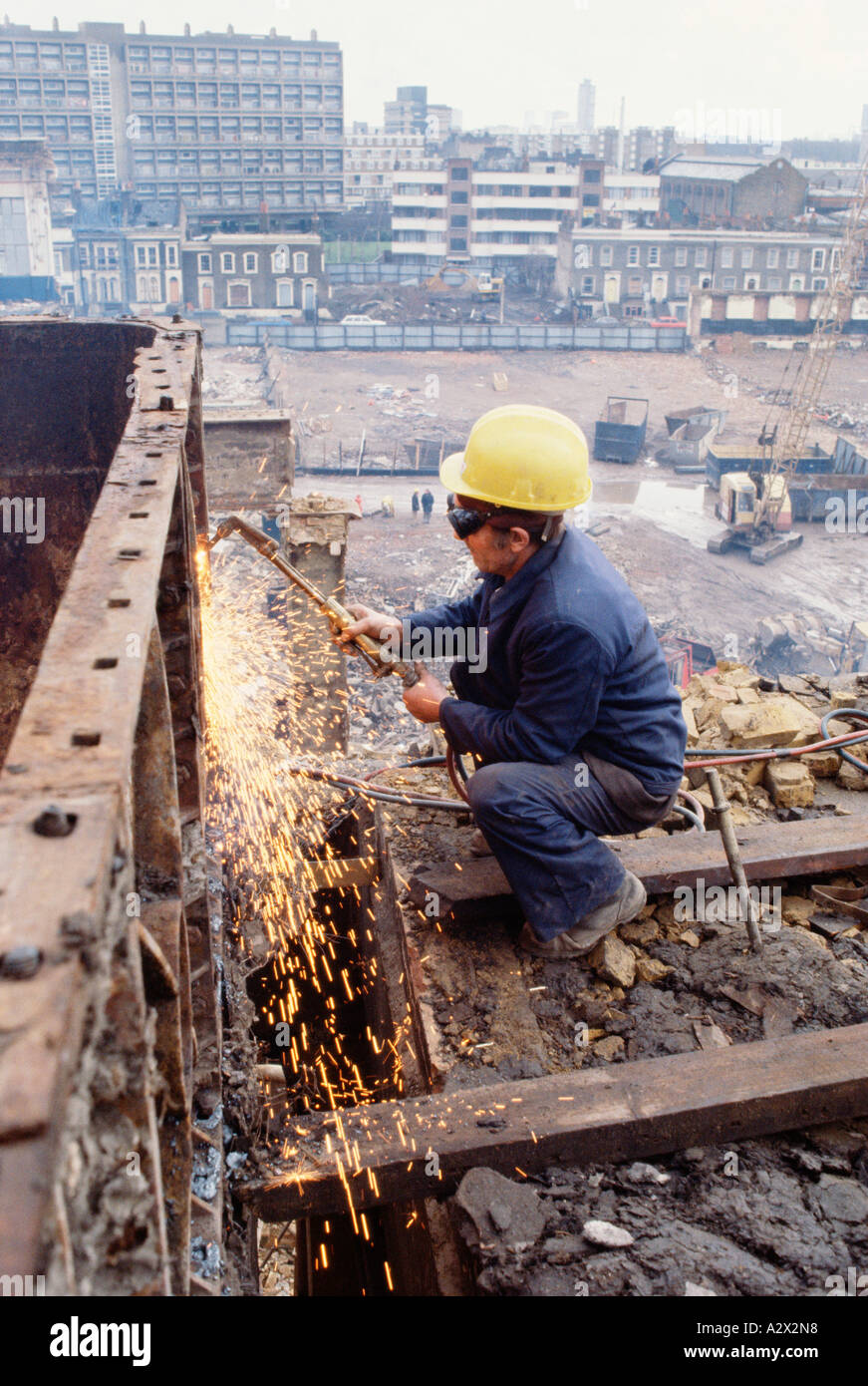 Steel building worker High Resolution Stock Photography and Images - Alamy