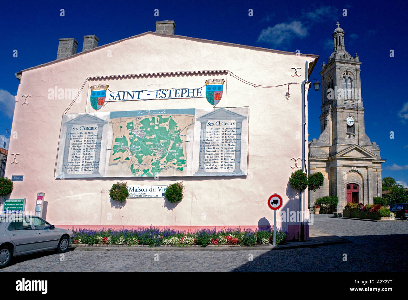 Map of bordeaux wine region hi-res stock photography and images - Alamy