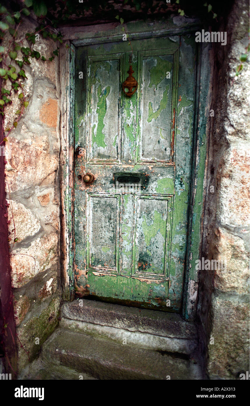 An old door in St Ives Cornwall Stock Photo - Alamy