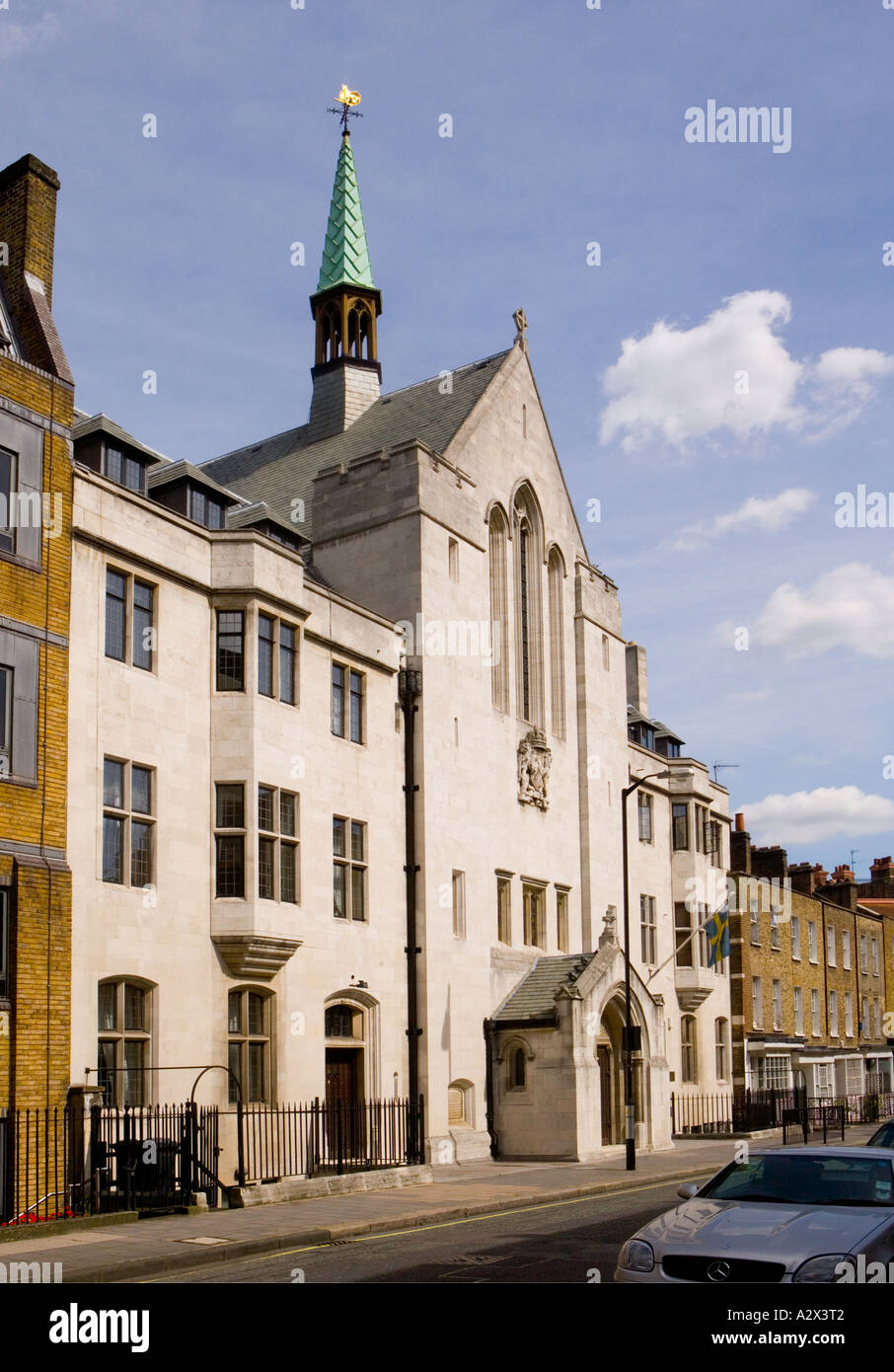 The Swedish Church, Harcourt Street, London W1 Stock Photo - Alamy