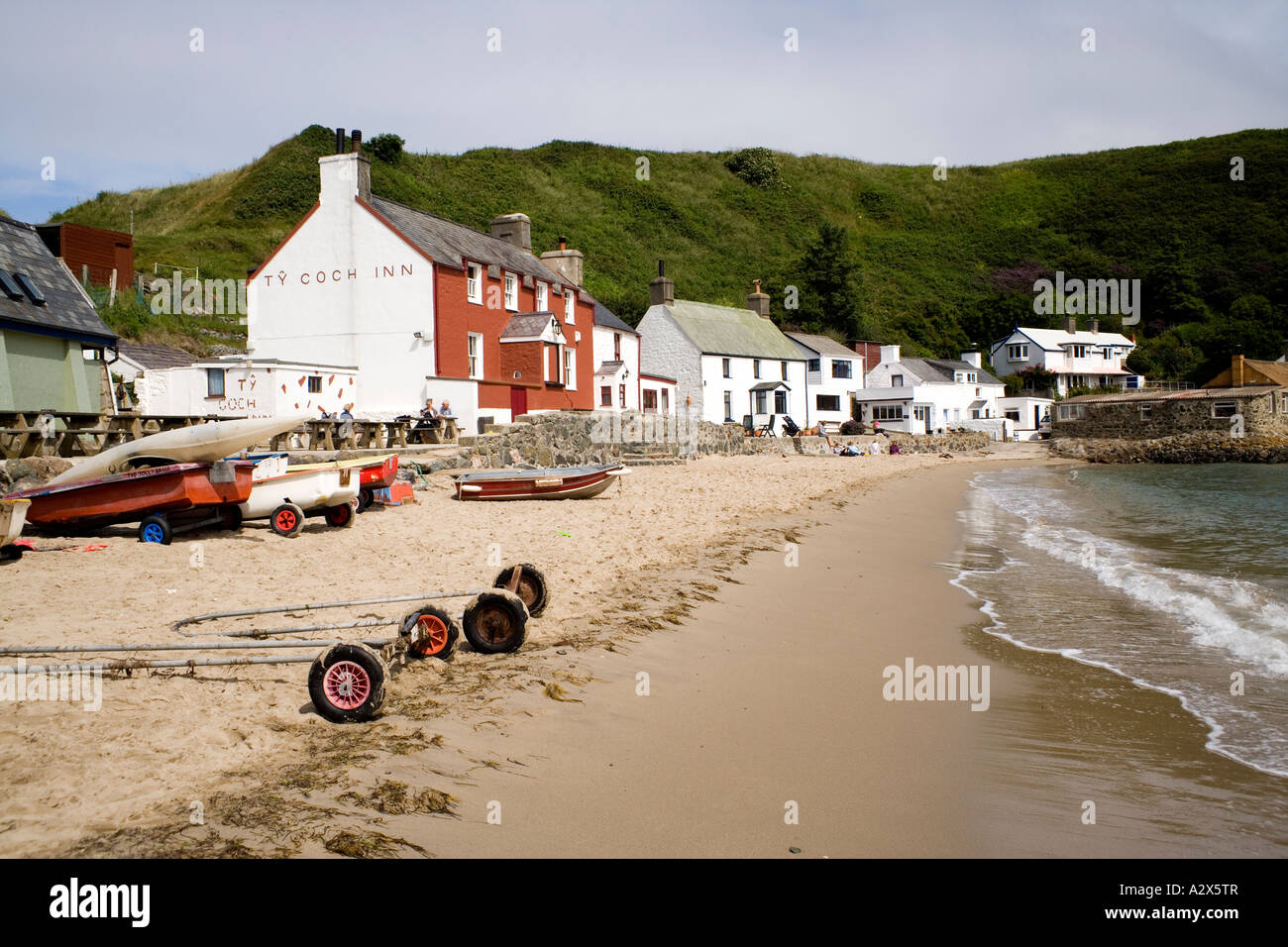 Porth Dinllaen from Morfa Nefyn beach,Lleyn peninsula ,North Wales ...
