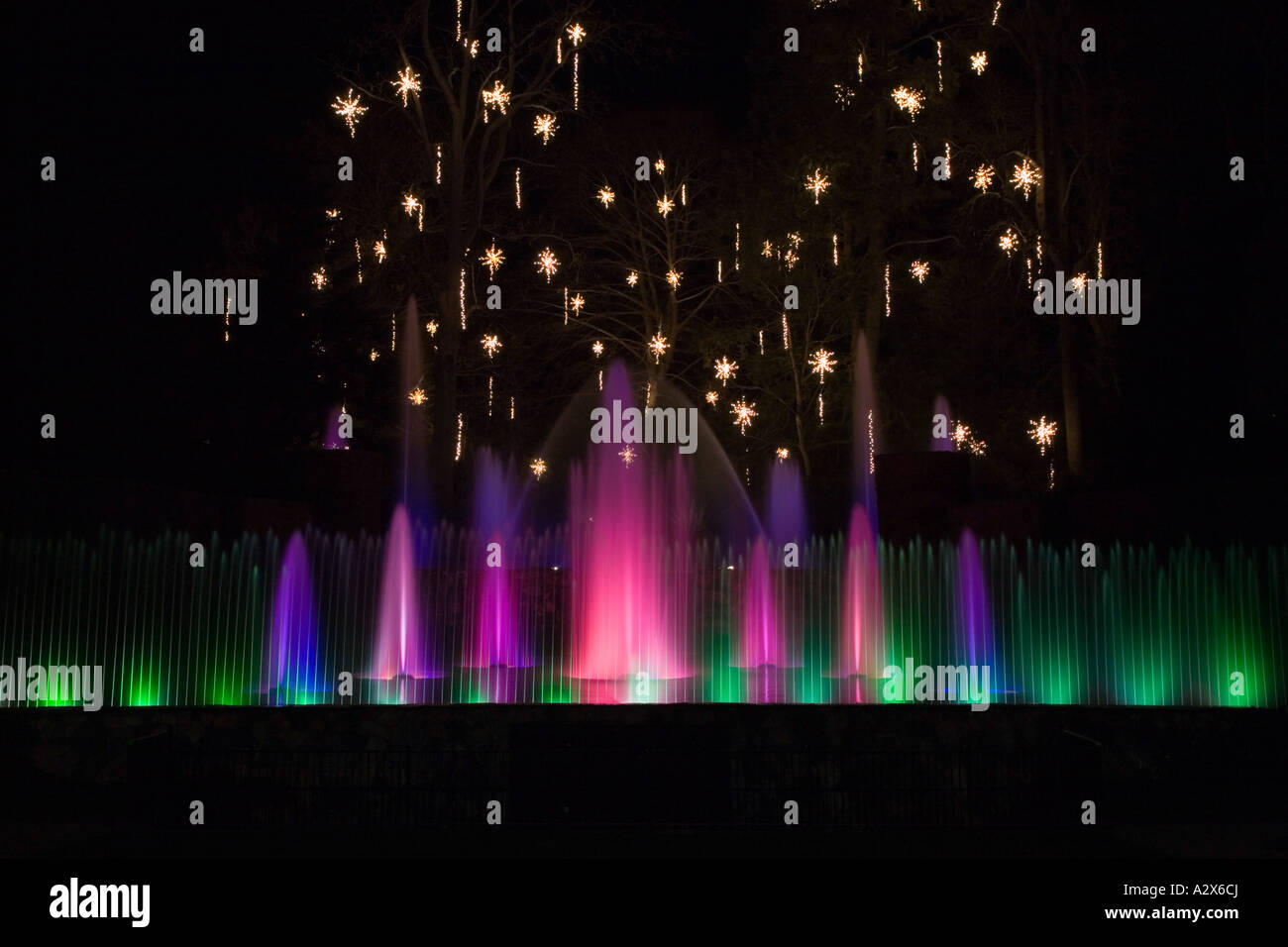 Spectacular Music Fountain Display Stock Photo - Alamy