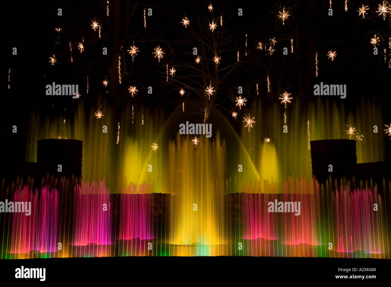 Spectacular Music Fountain Display Stock Photo - Alamy