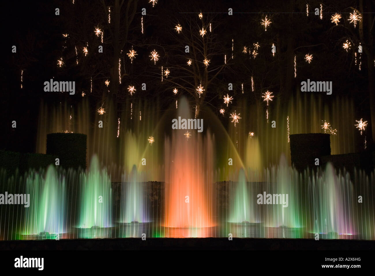 Spectacular Music Fountain Display Stock Photo - Alamy