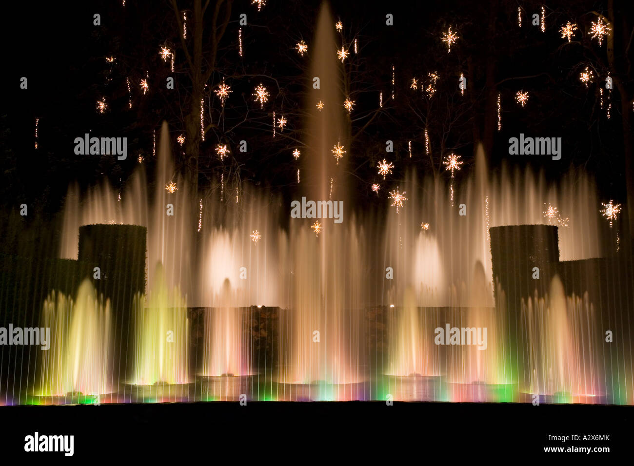 Spectacular Music Fountain Display Stock Photo - Alamy