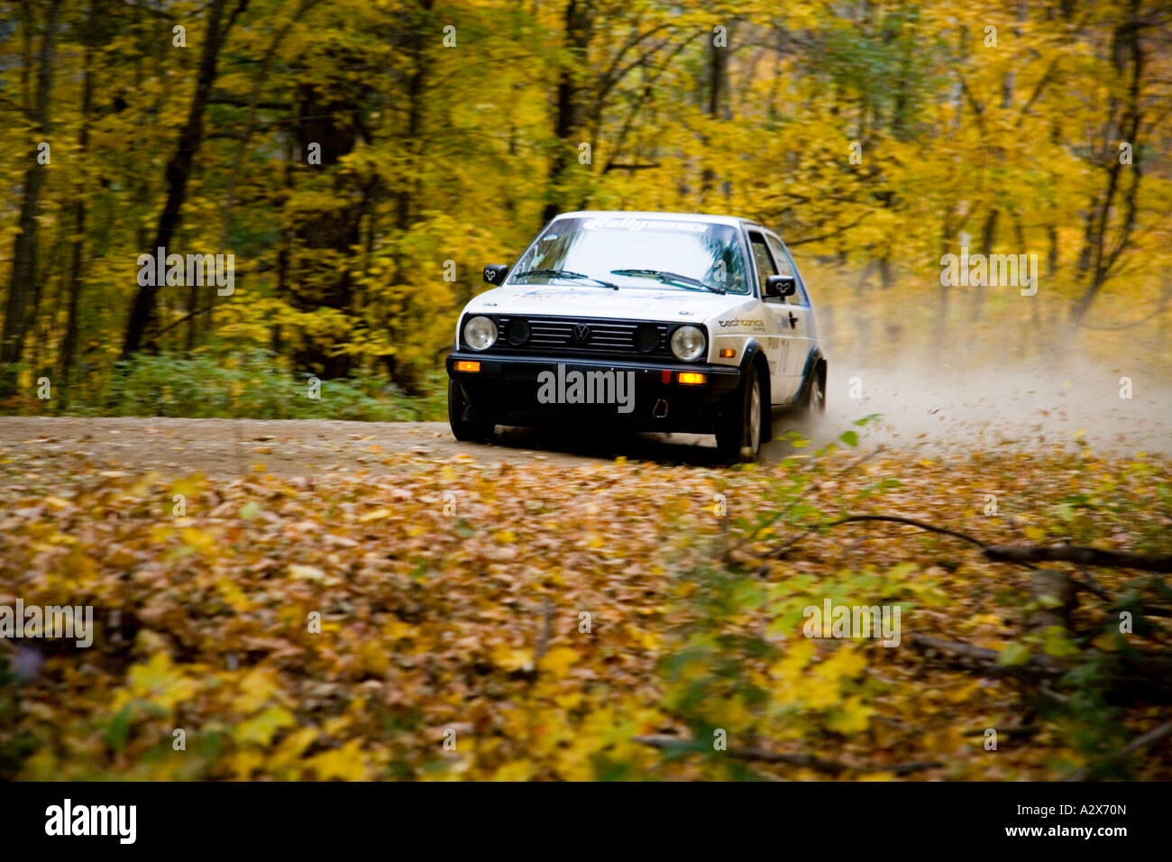 Dirt Road Rally Racing Stock Photo - Alamy