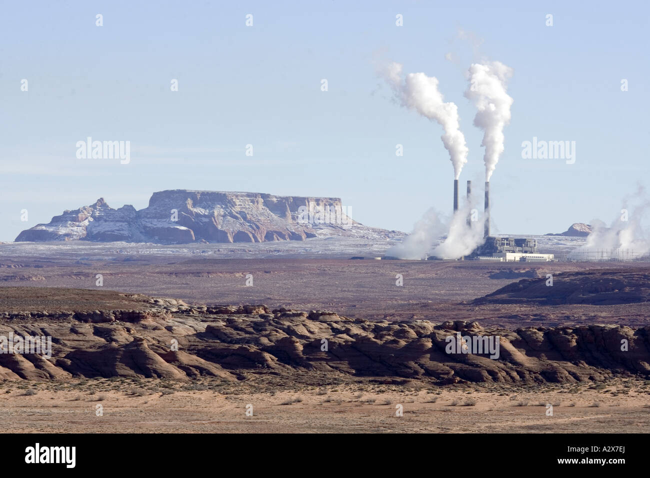 The coal fired Navajo Generating Station a power plant producing ...
