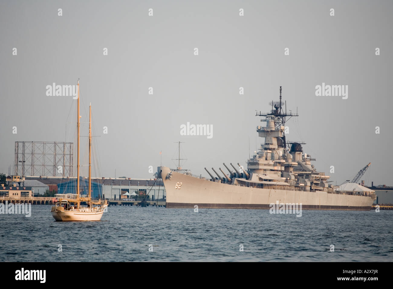 USS New Jersey Stock Photo - Alamy