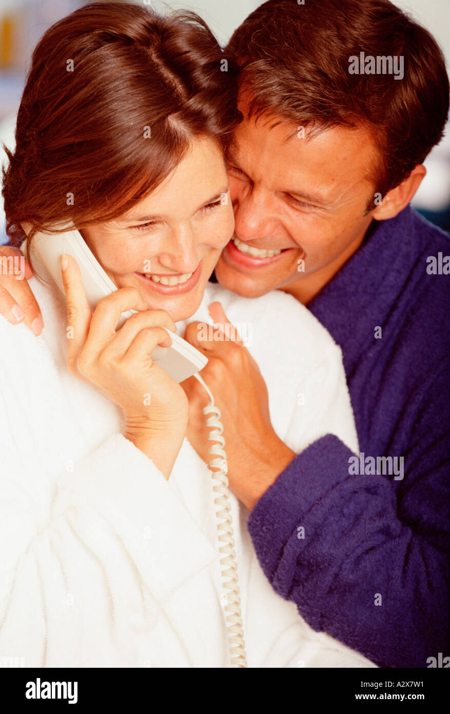 Lovers telephone hi-res stock photography and images - Alamy