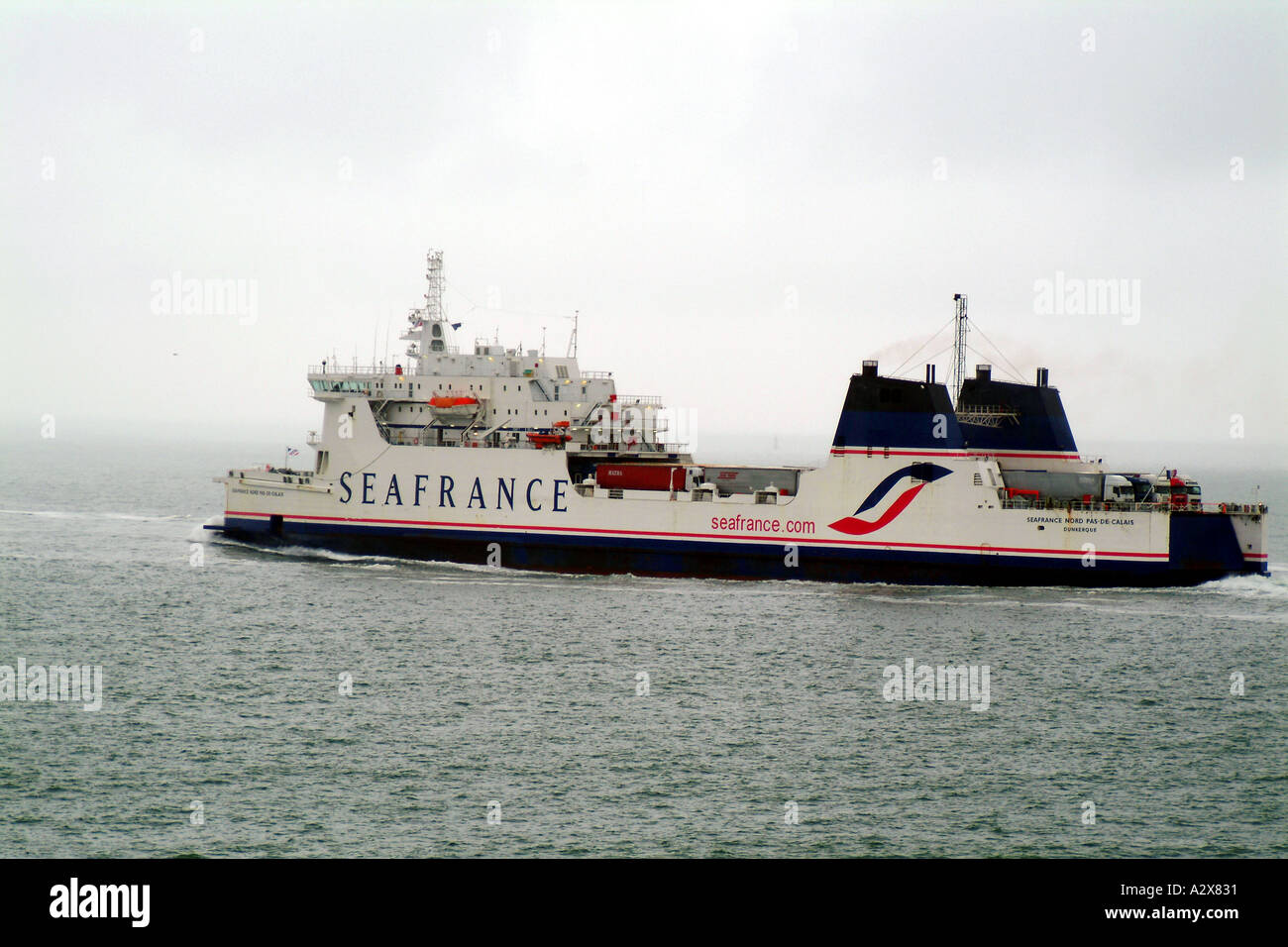 SeaFrance freight ferry Stock Photo - Alamy