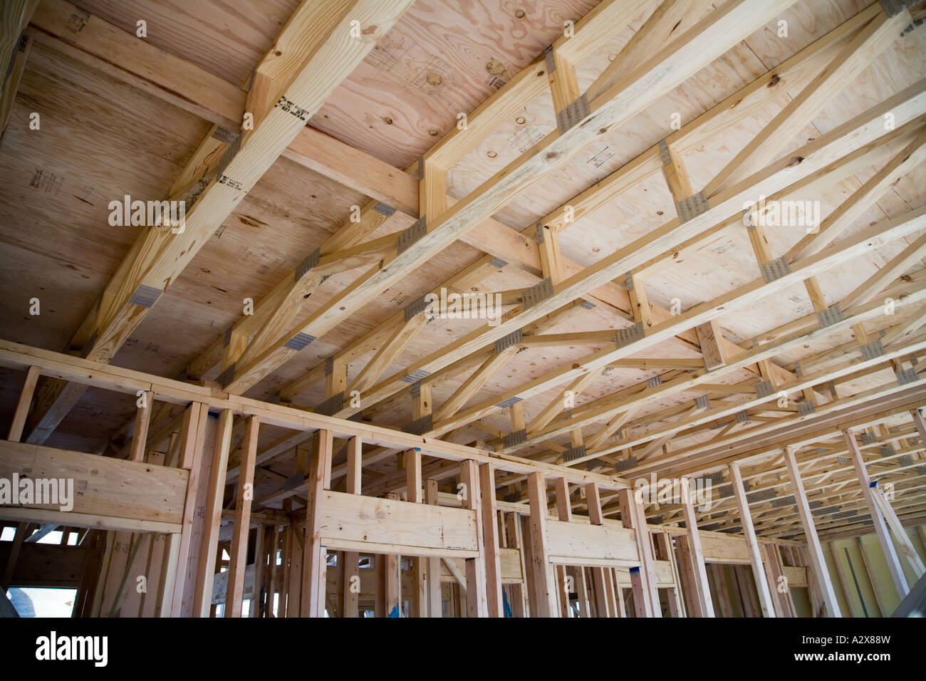 Residential Interior Construction Stock Photo - Alamy