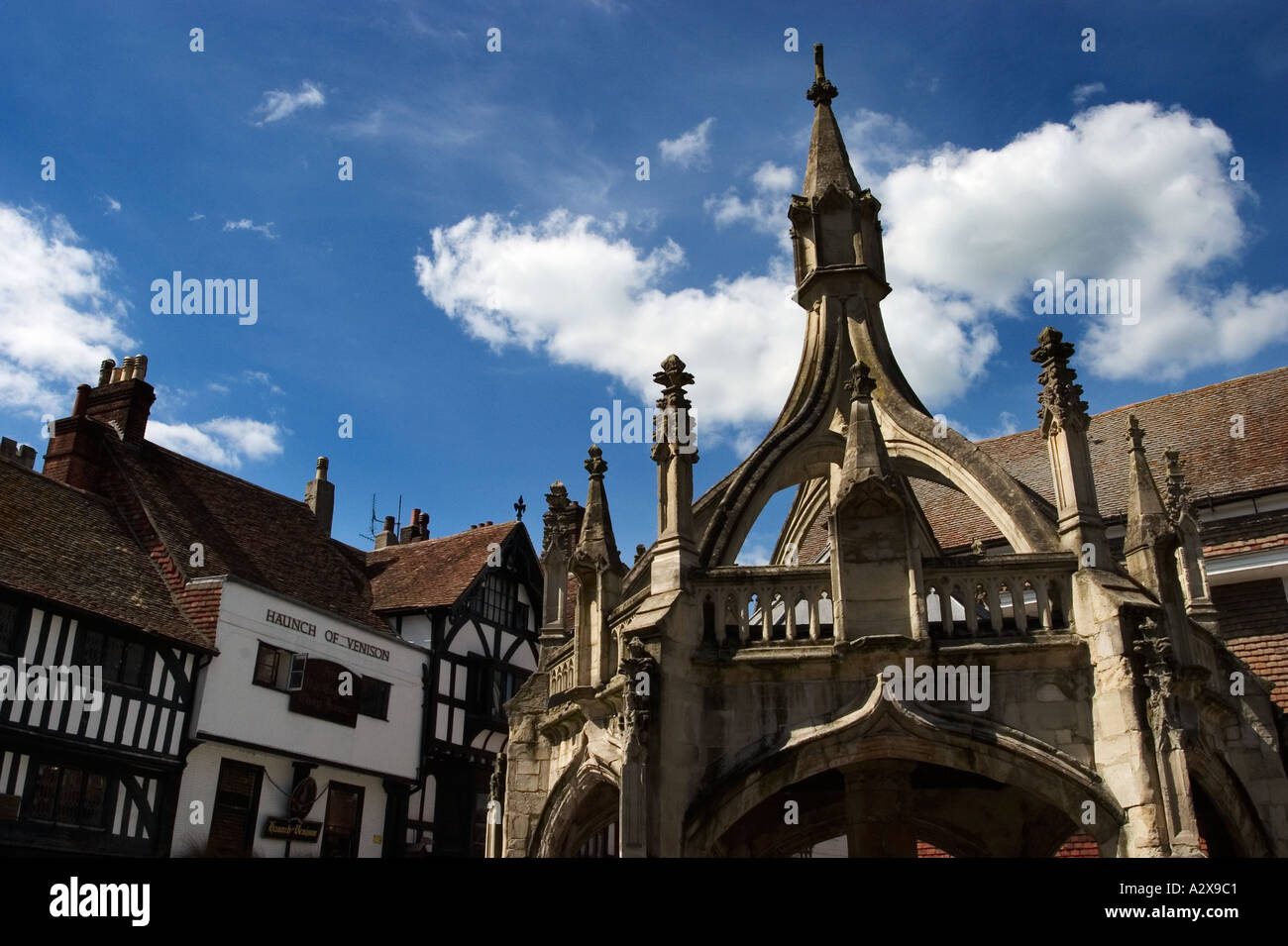 Market Cross Salisbury England Stock Photo - Alamy