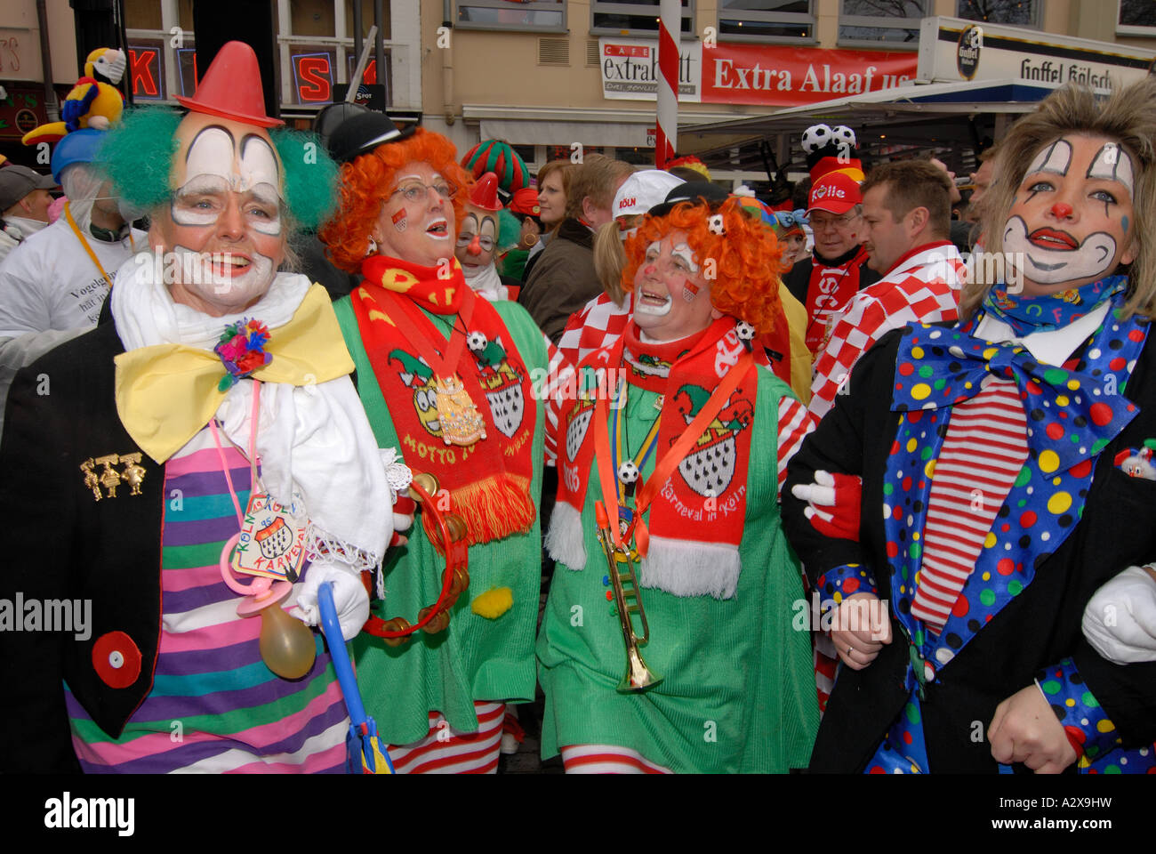 Carnival revellers in Cologne Stock Photo - Alamy