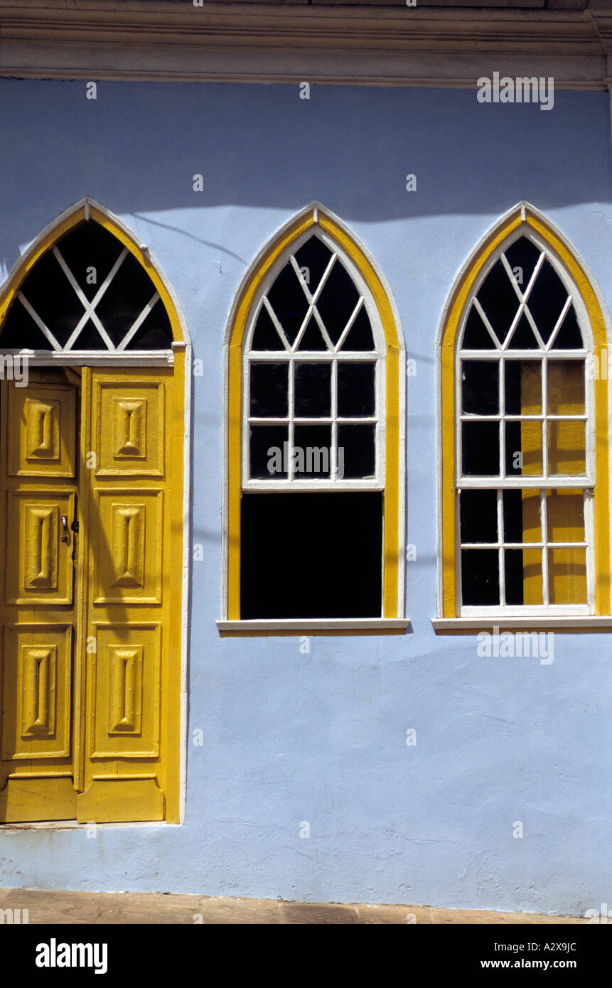 Door and windows Lencois Bahia Brazil Stock Photo - Alamy