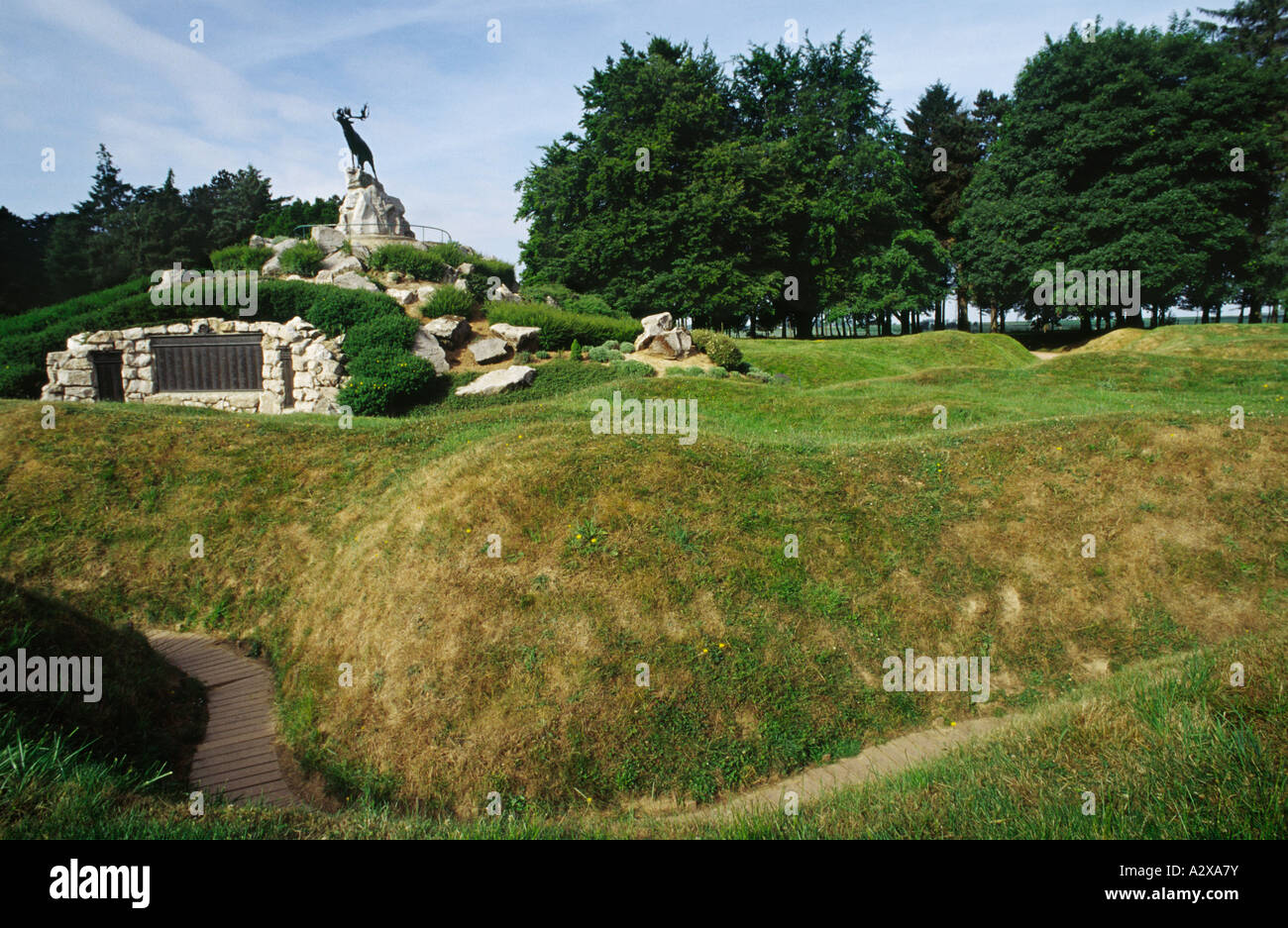 Wwi trench system hi-res stock photography and images - Alamy