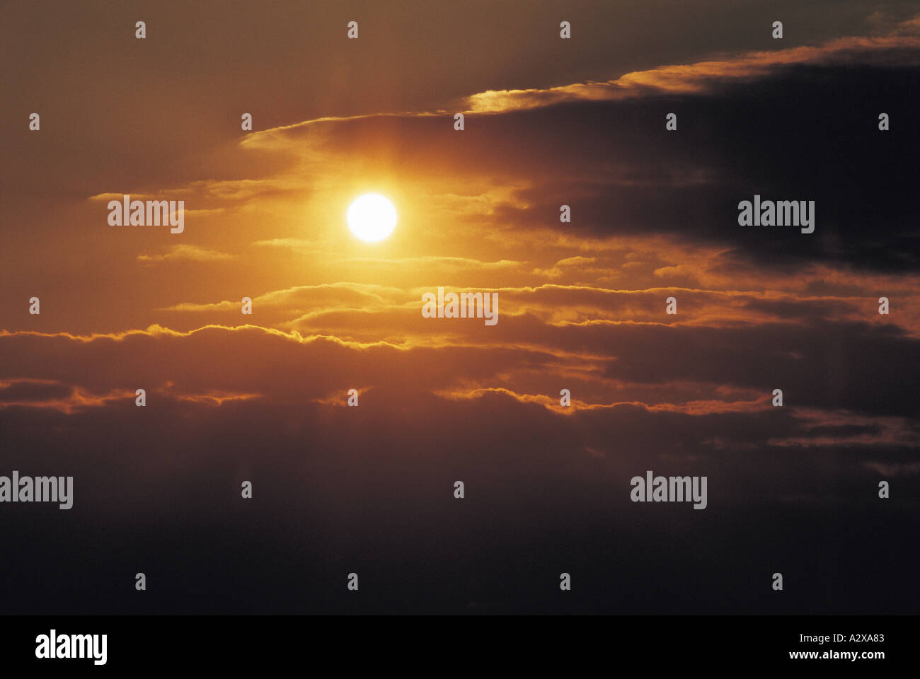 Sun Set Sun Rise Stock Photo - Alamy