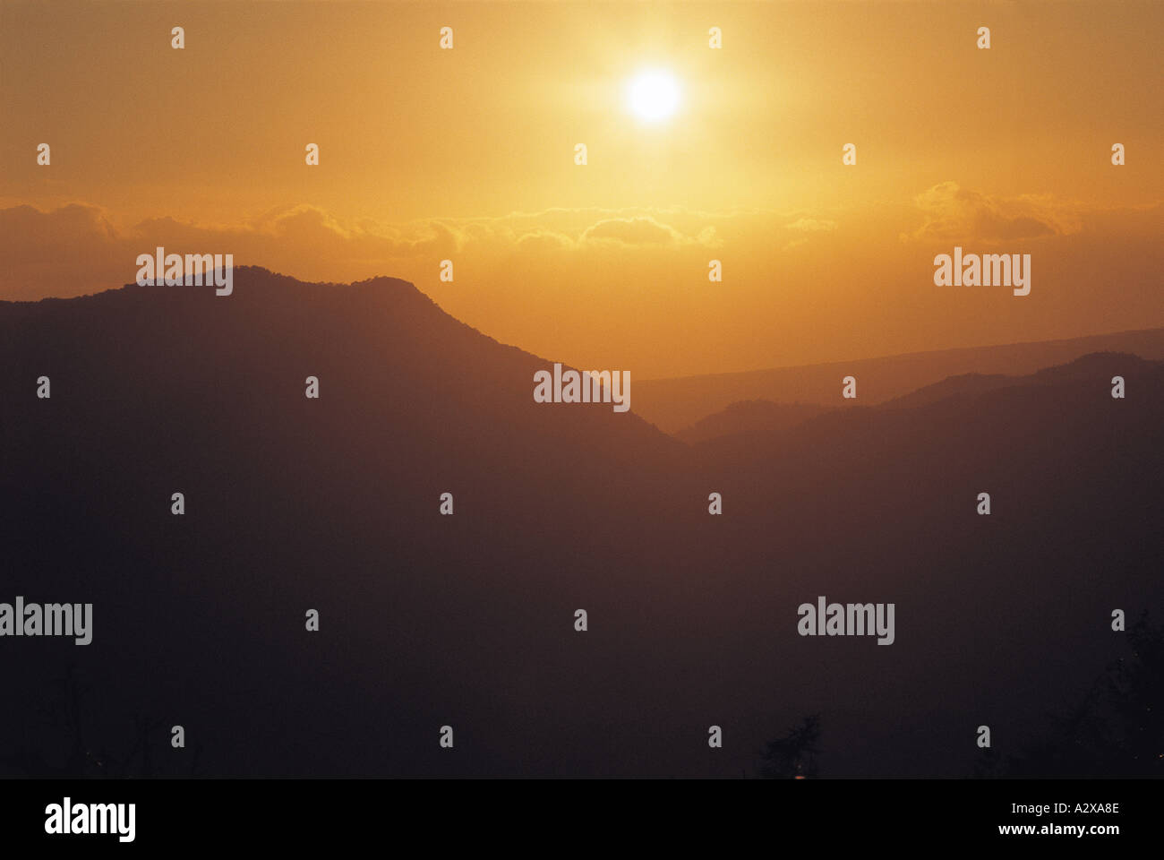 Sun Set Sun Rise Stock Photo - Alamy