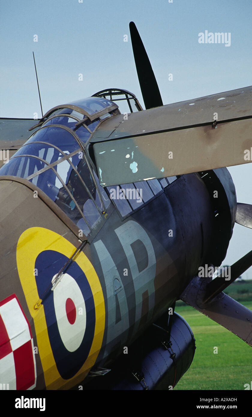Westland Lysander cockpit Stock Photo - Alamy