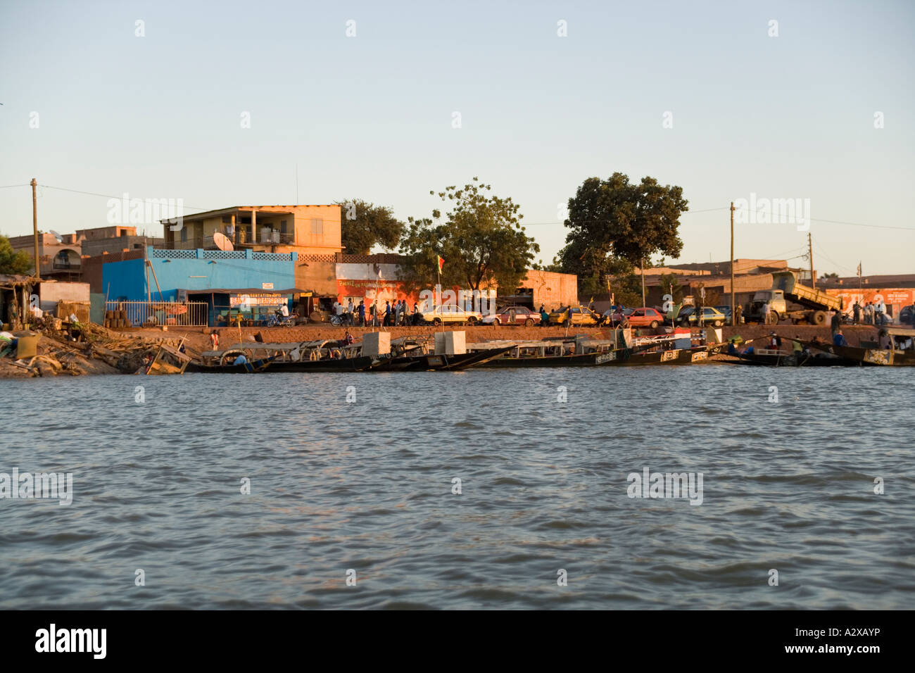 Mopti harbour from the Bani river,Mali,West Africa Stock Photo - Alamy