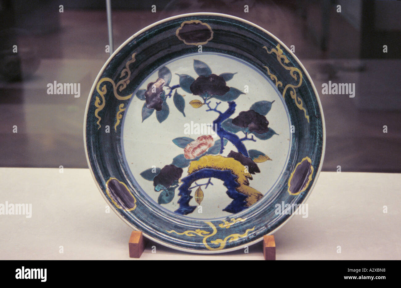 Japan Tokyo Ueno Park Tokyo National Museum Imari ware large dish Mari ...
