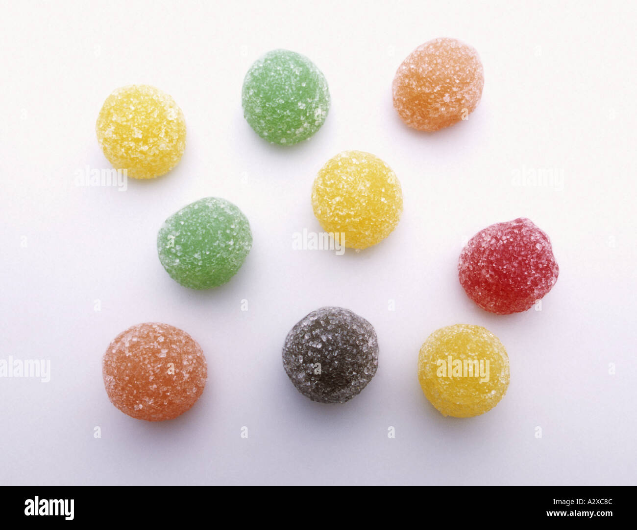 Gumdrops silhouetted on white background Stock Photo - Alamy