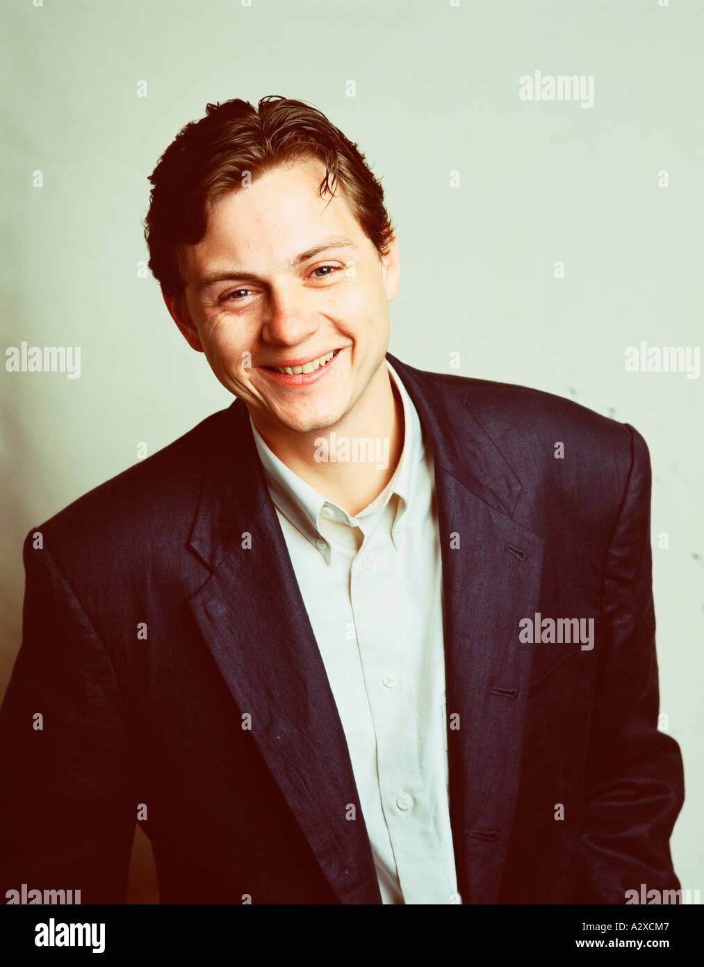 Young casual man standing on hi-res stock photography and images - Alamy
