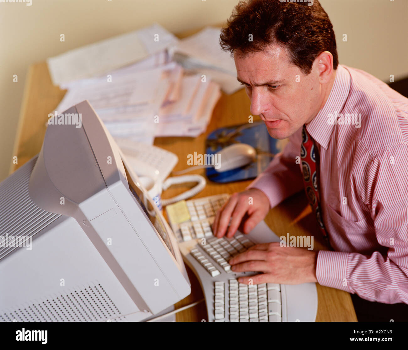 Frantic computer hi-res stock photography and images - Alamy