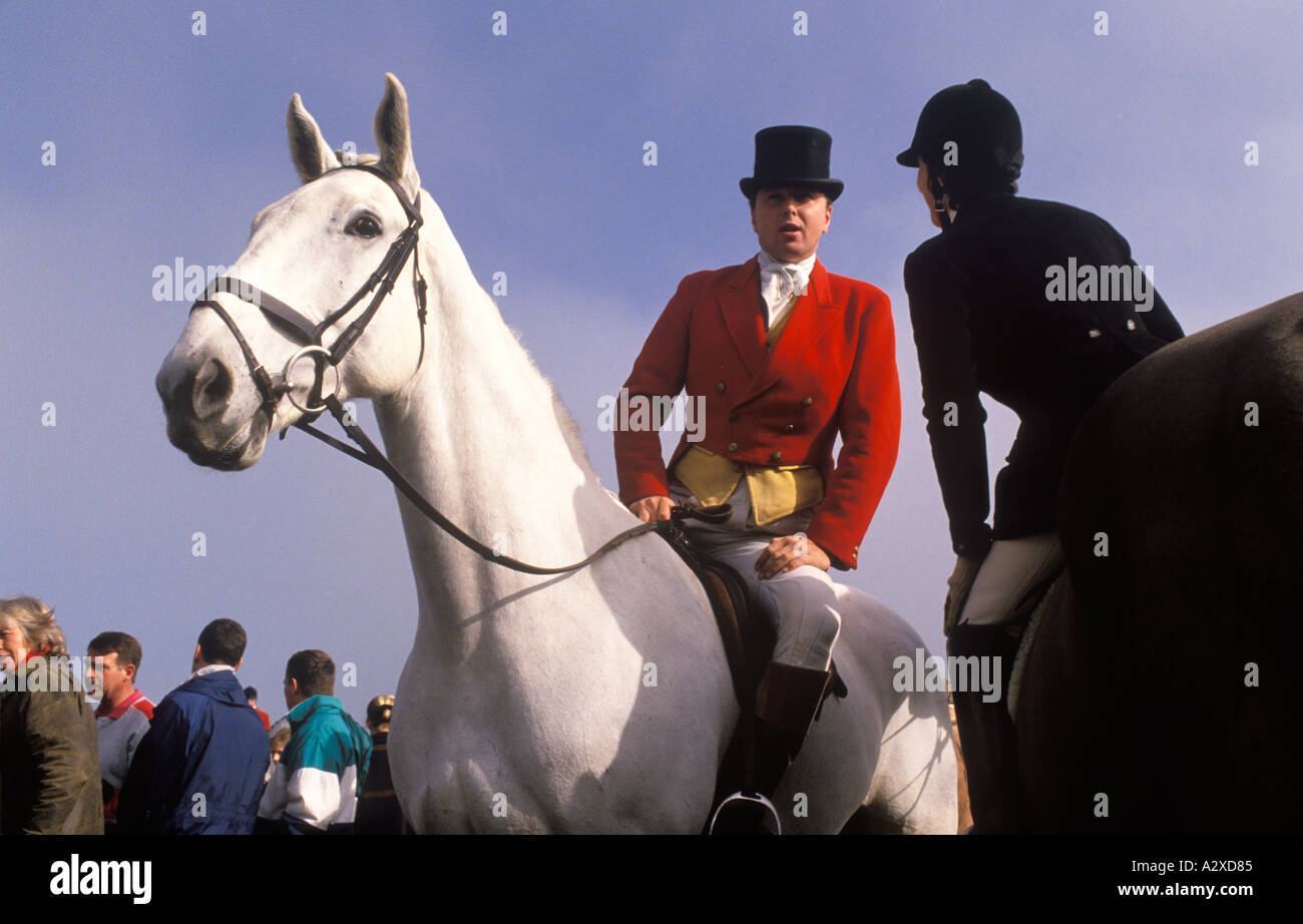 Fox hounds hunting scarlet hi-res stock photography and images - Alamy
