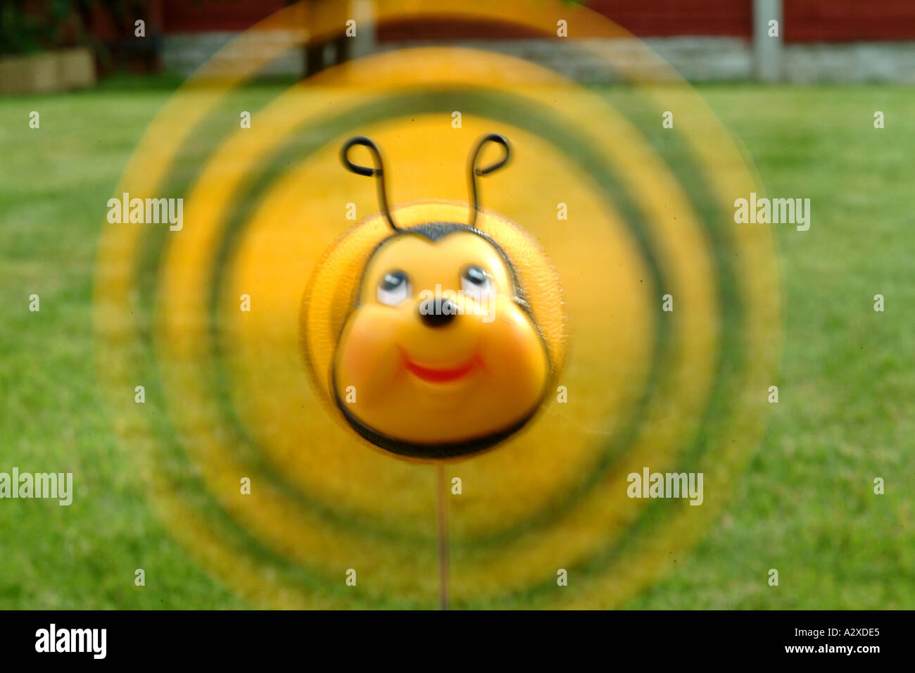 Bumble bee windmill Stock Photo - Alamy
