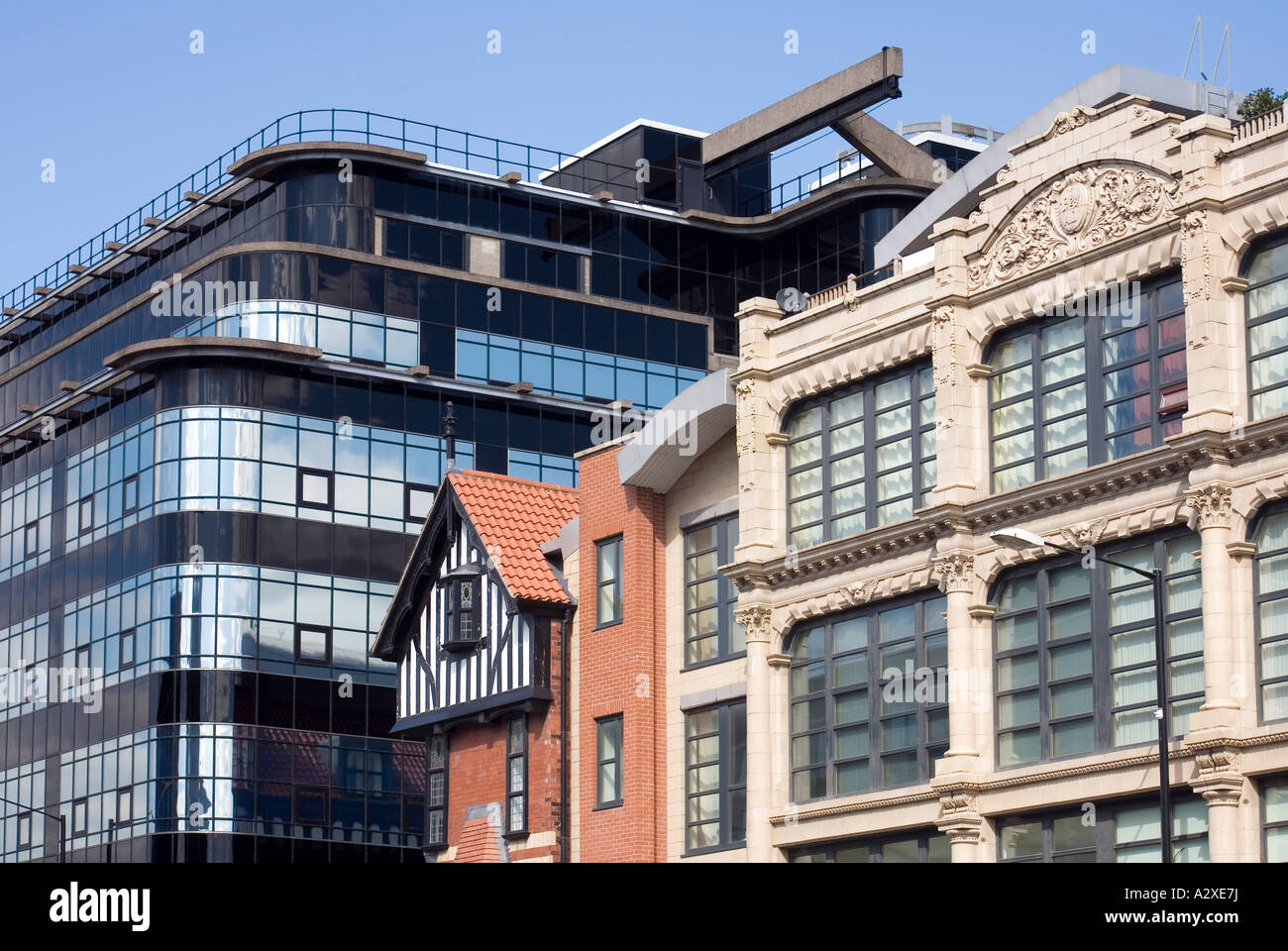 The former Express building and the half timbered Arts and Crafts ...