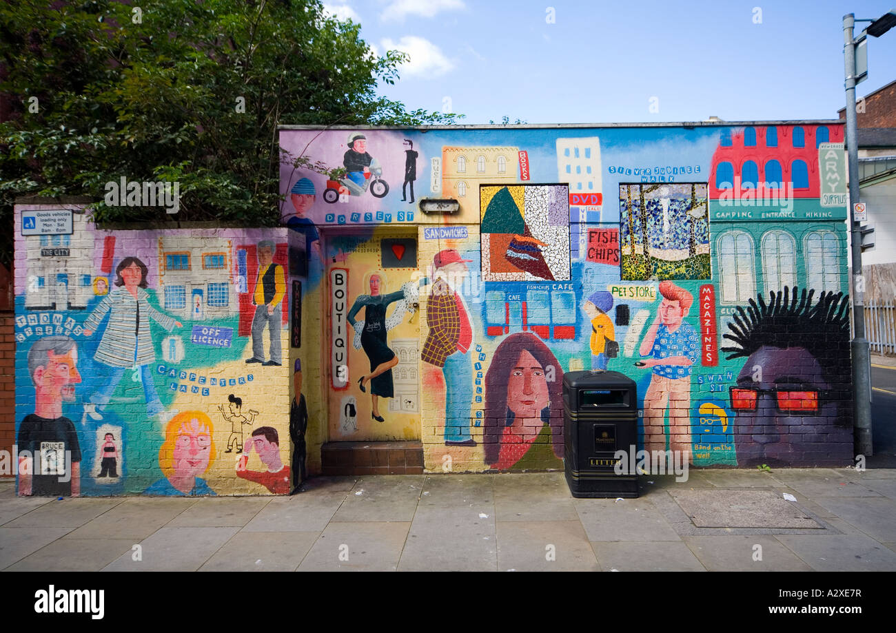 Public Art on Tib Street showing all the common elements and ...