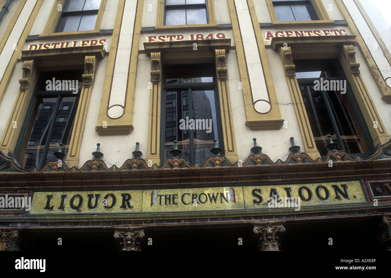 The Crown Bar Belfast Northern Ireland United Kingdom UK Europe Stock ...