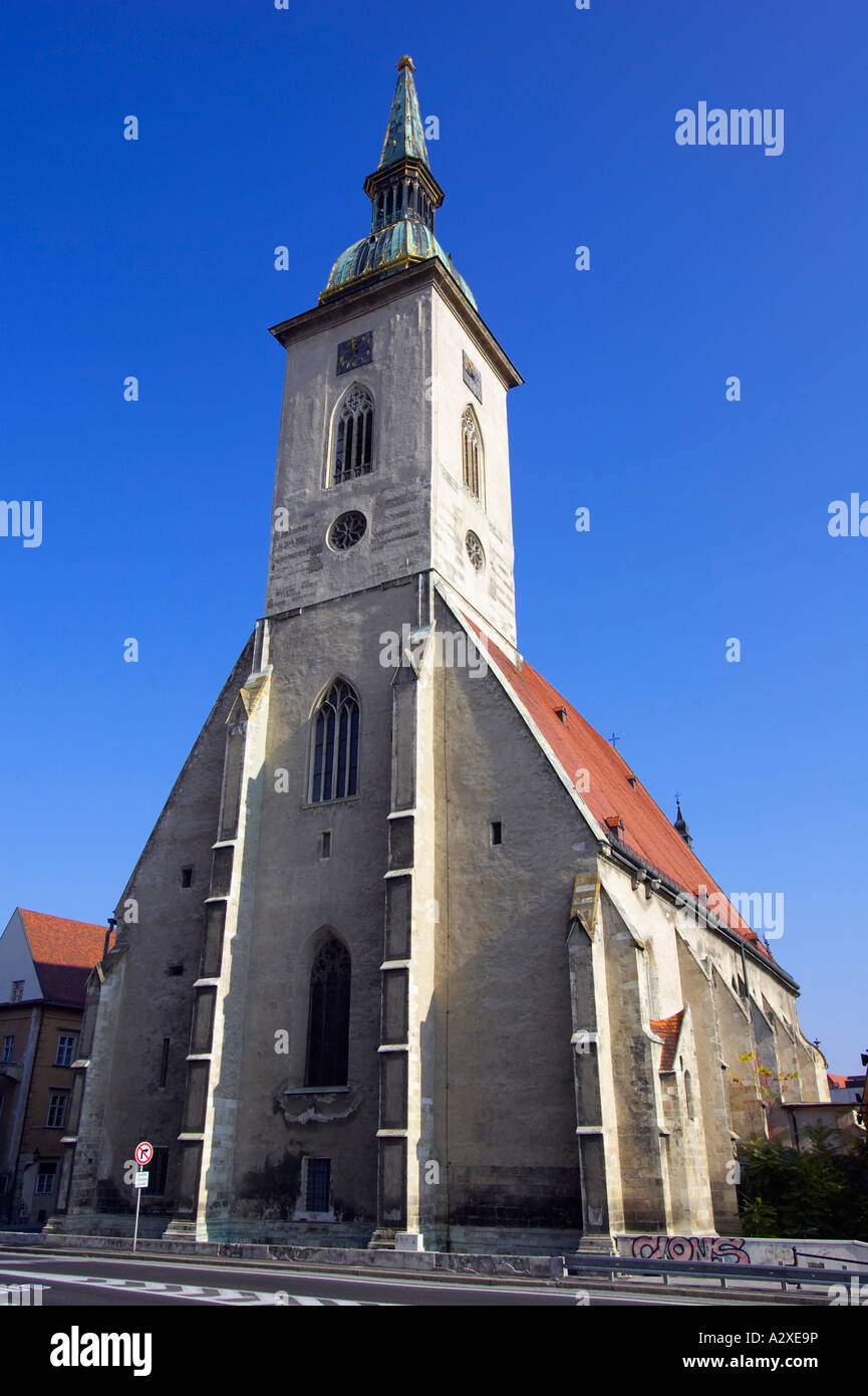 Saint Martin's Church Bratislava Slovakia Stock Photo - Alamy