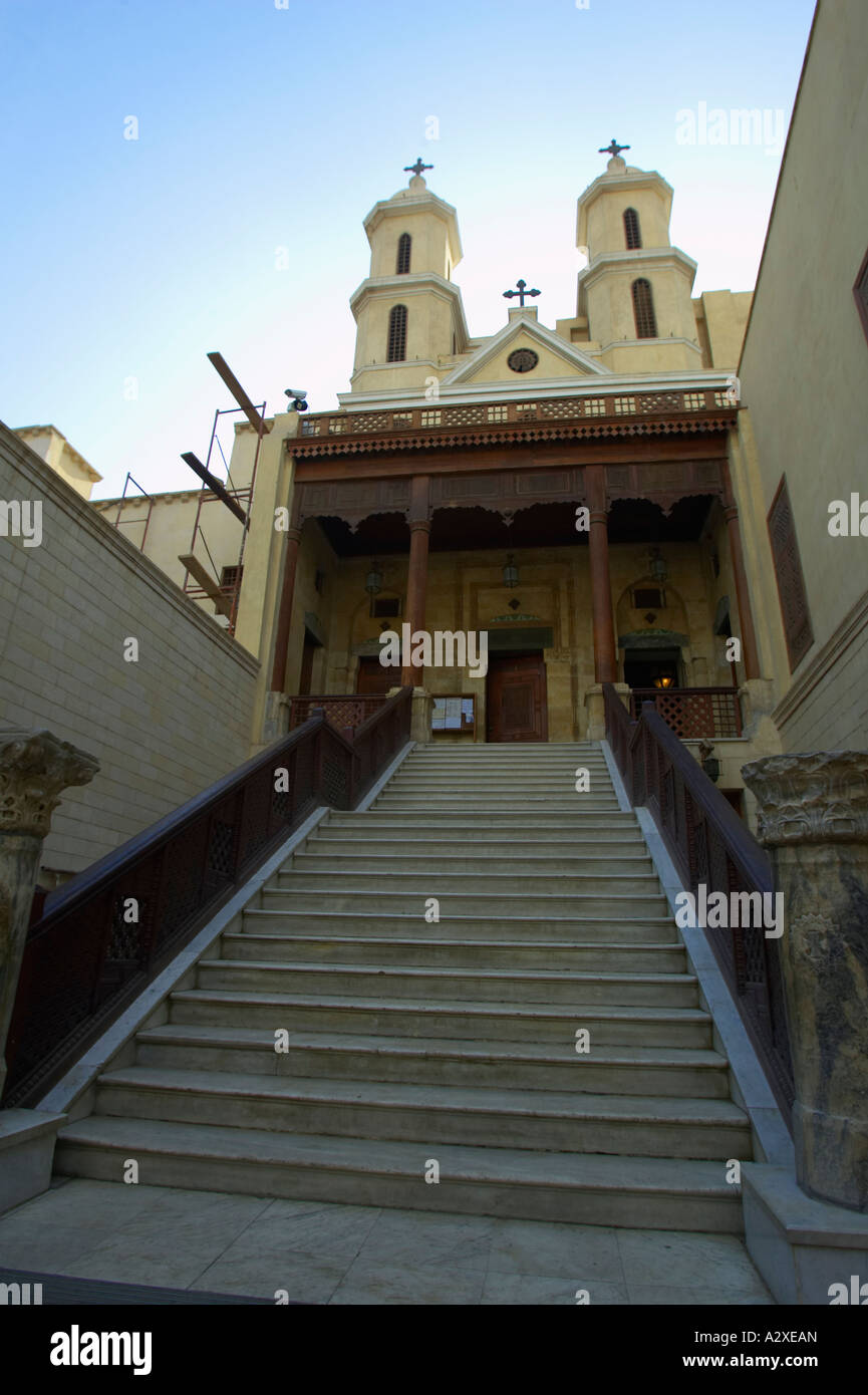 The Hanging Church el Muallaqa, Coptic Cairo, Egypt Stock Photo - Alamy