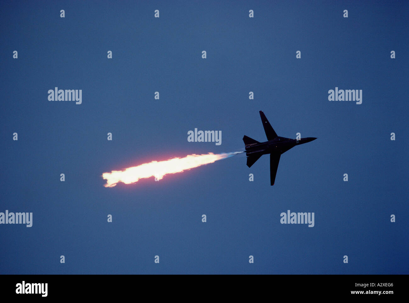 Military jet aircraft f111 afterburner hi-res stock photography and ...