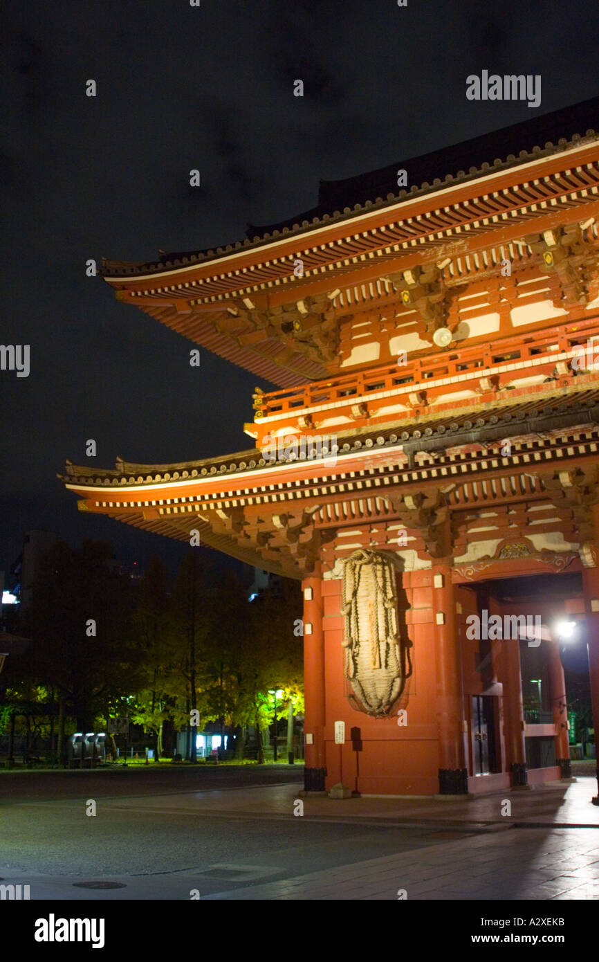 Asakusa Tokyo Japan Asakusa Kannon Temple by night Stock Photo - Alamy