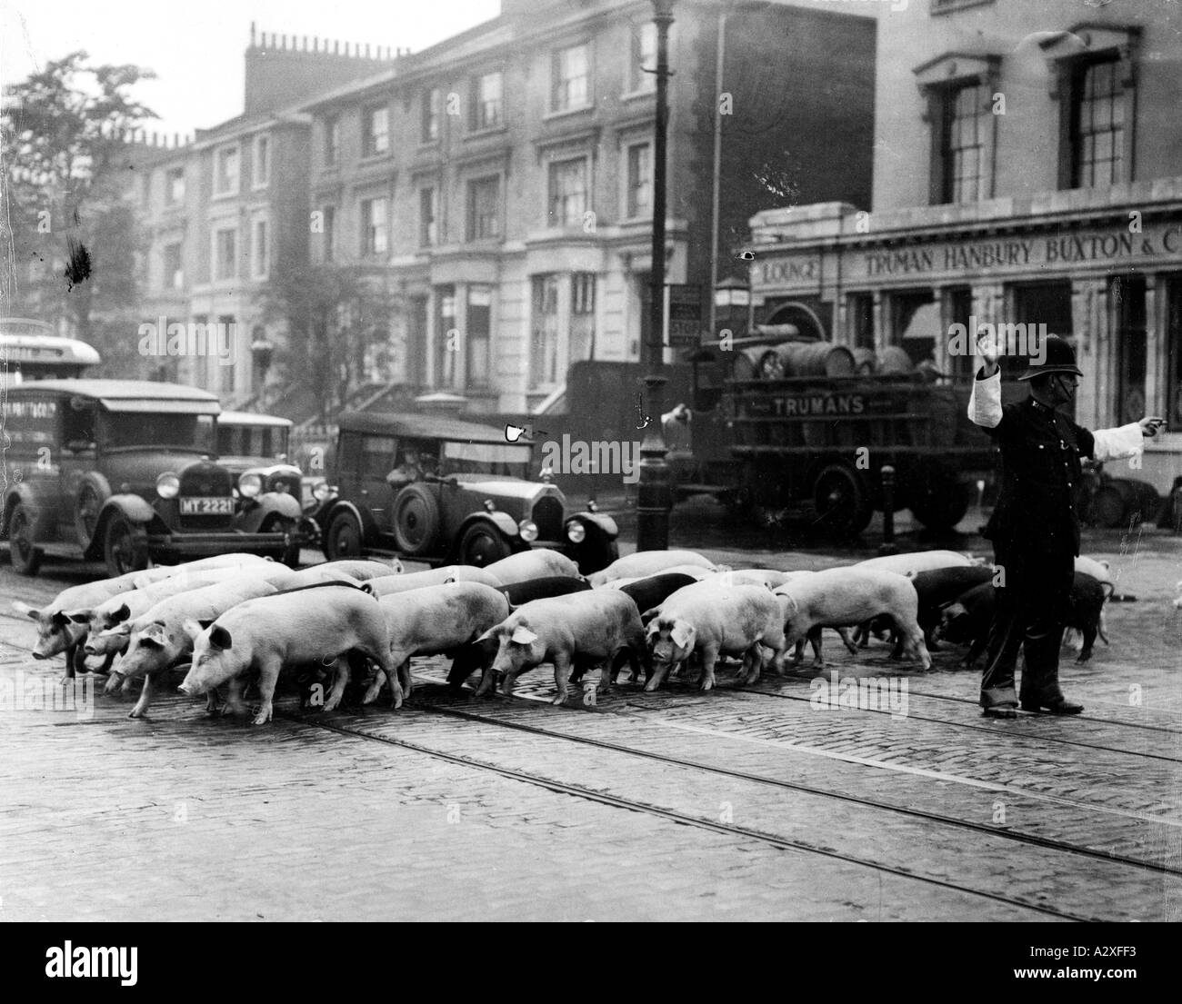 Local market on road Black and White Stock Photos & Images - Alamy