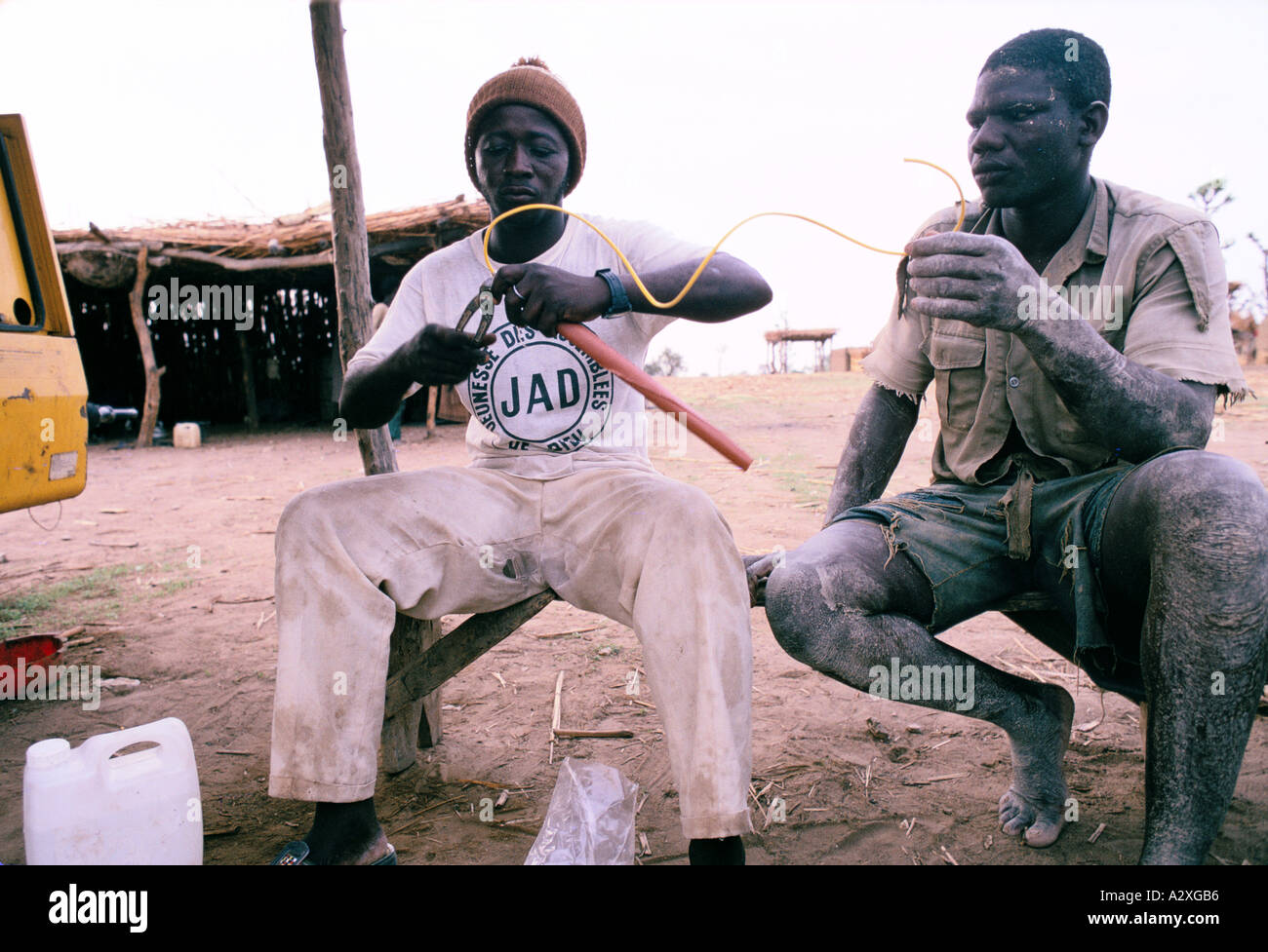 mali west africa 1995 digging a deep well in tionou village using ...