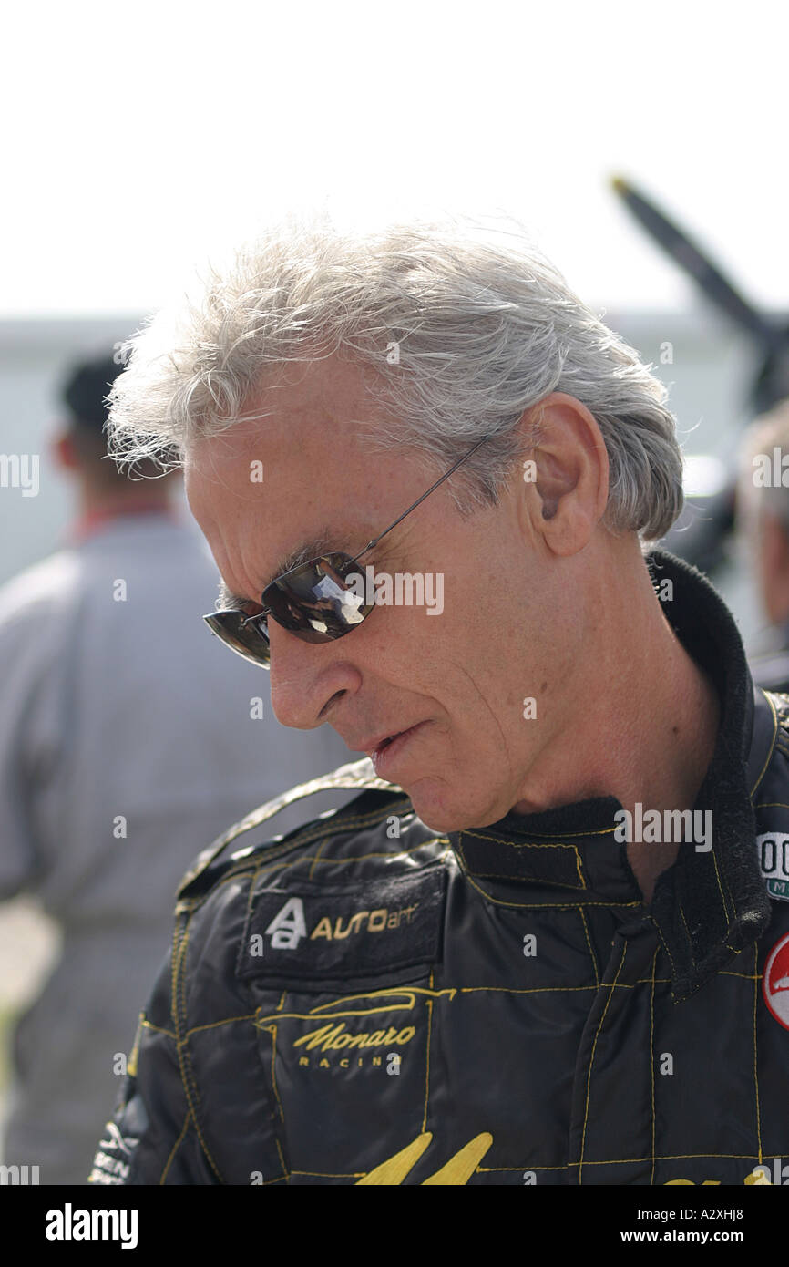 Peter Brock, Australian motor racing driver at the 2005 Goodwood ...